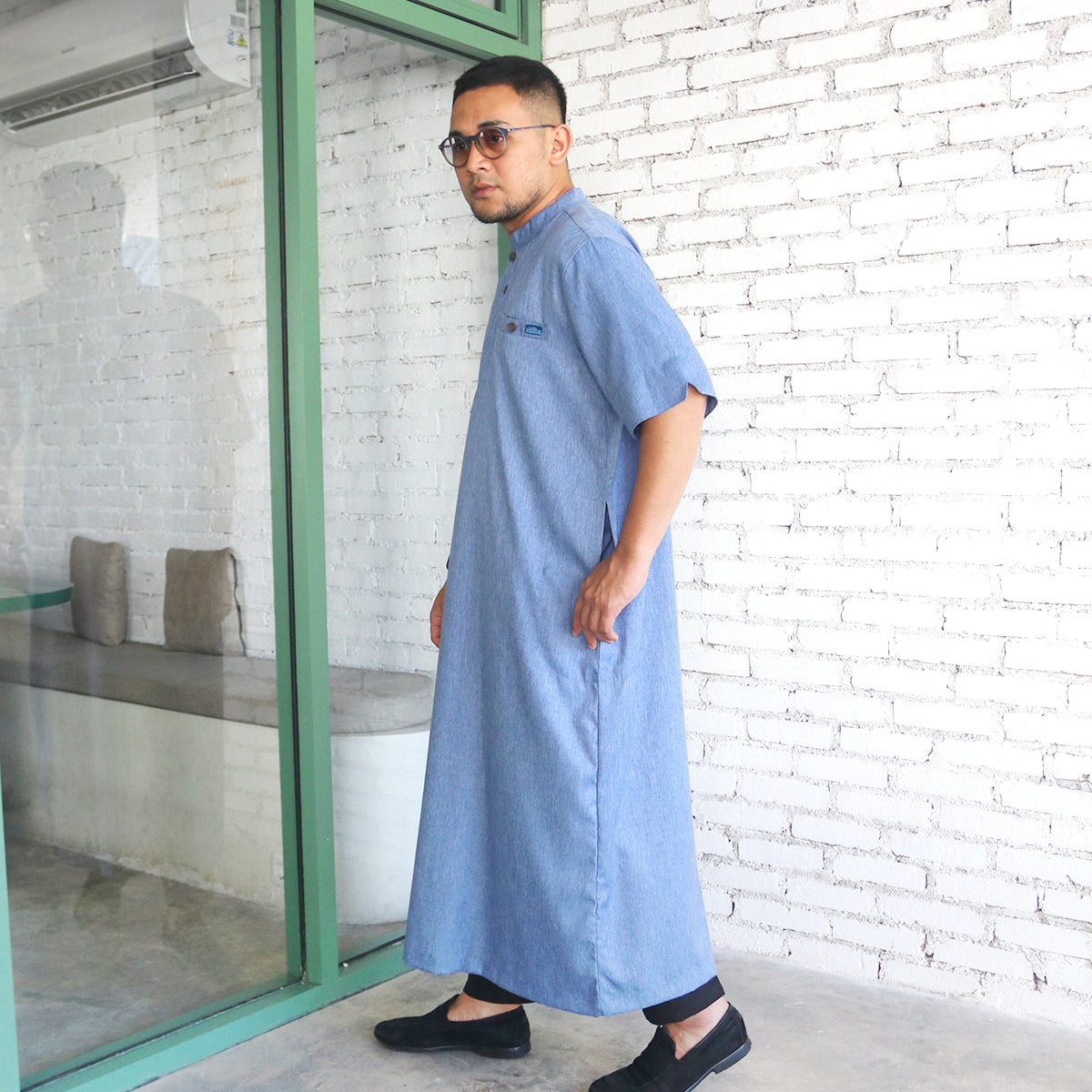 Rafasya Jubbah - Denim