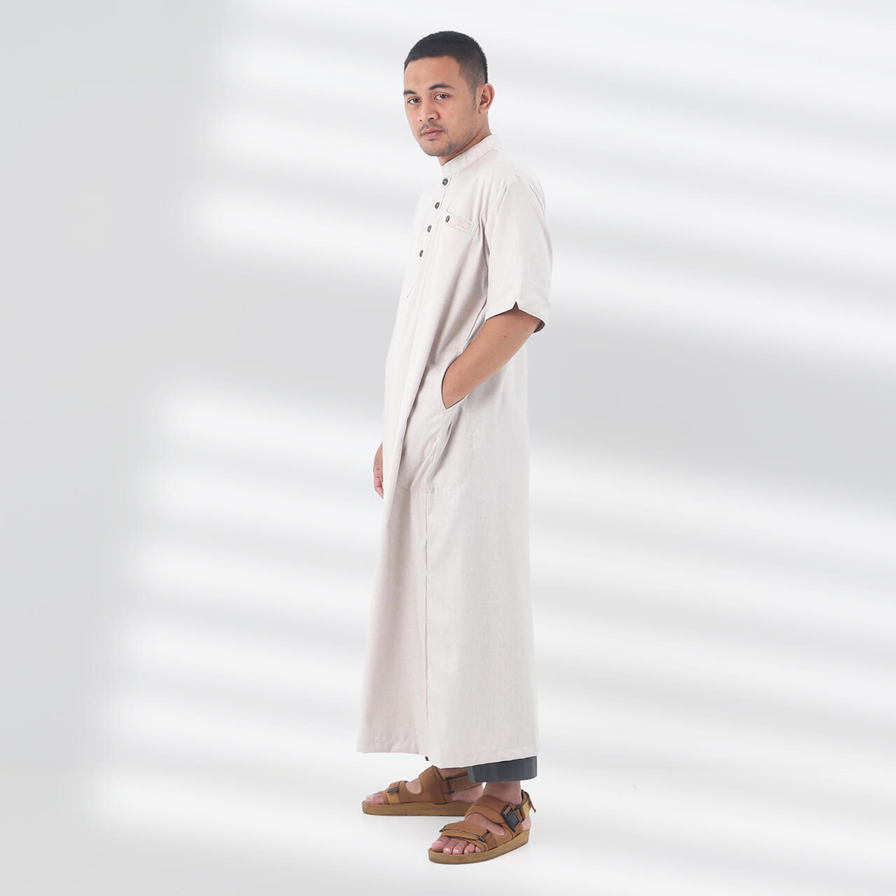 Rafasya Jubbah Wood | Nusseyba Activewear Official Website